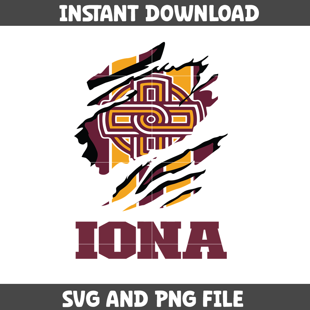 Iona gaels Svg, Iona gaels logo svg, IIona gaels University - Inspire ...