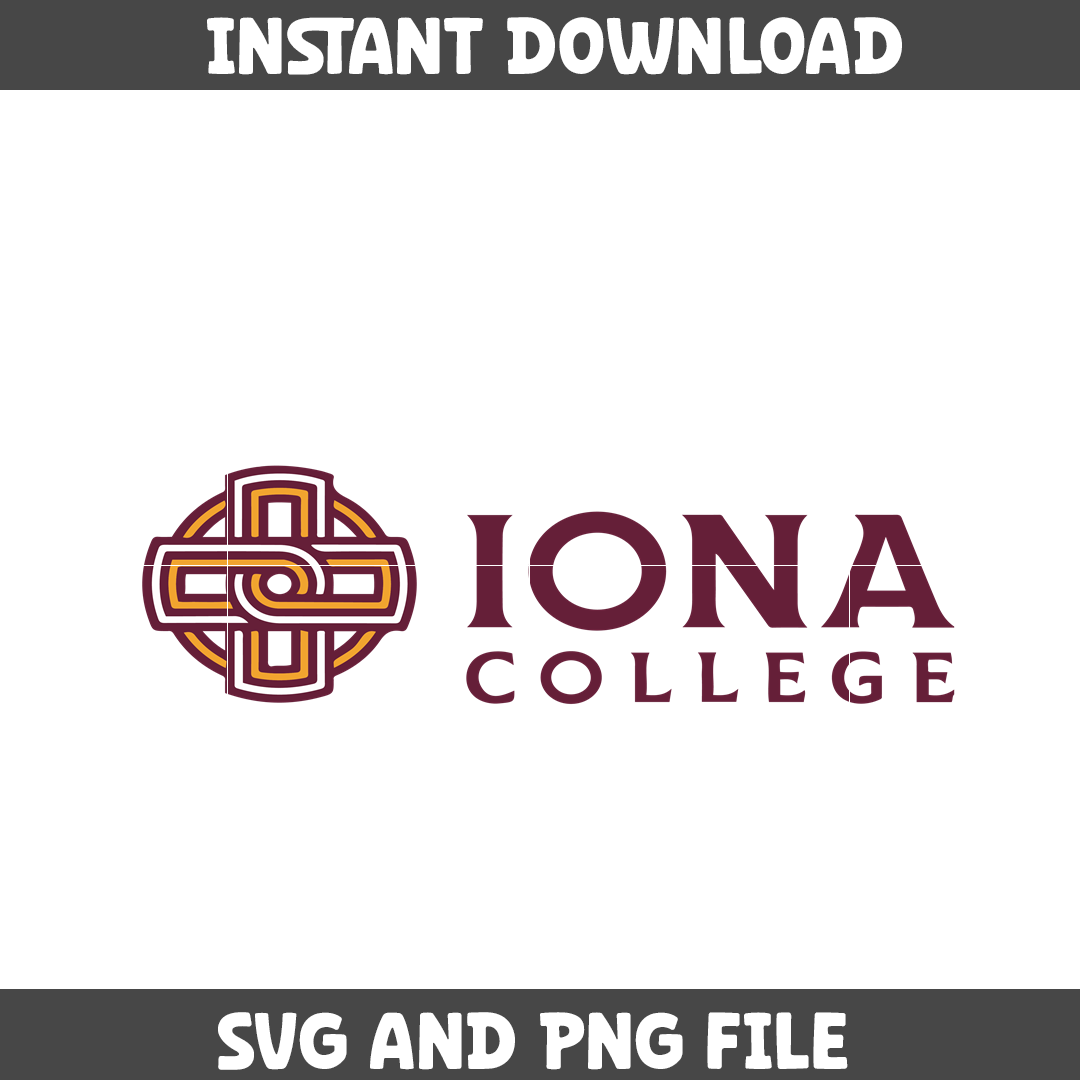 Iona gaels Svg, Iona gaels logo svg, IIona gaels University | Inspire ...