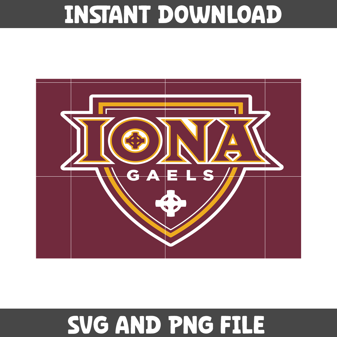 Iona gaels Svg, Iona gaels logo svg, IIona gaels University | Inspire ...