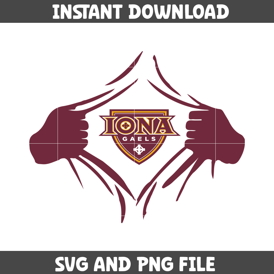 Iona gaels Svg, Iona gaels logo svg, IIona gaels University | Inspire ...