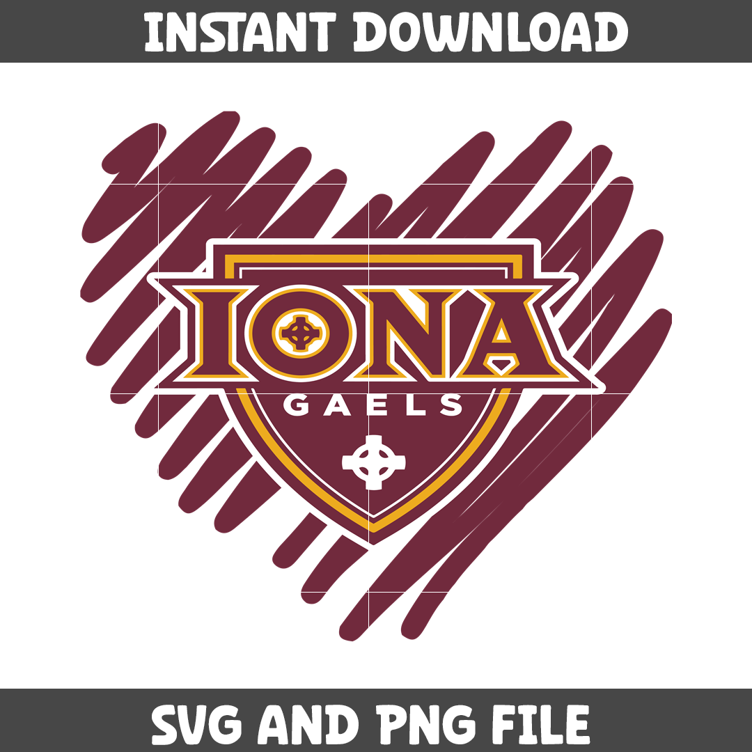 Iona gaels Svg, Iona gaels logo svg, IIona gaels University | Inspire ...