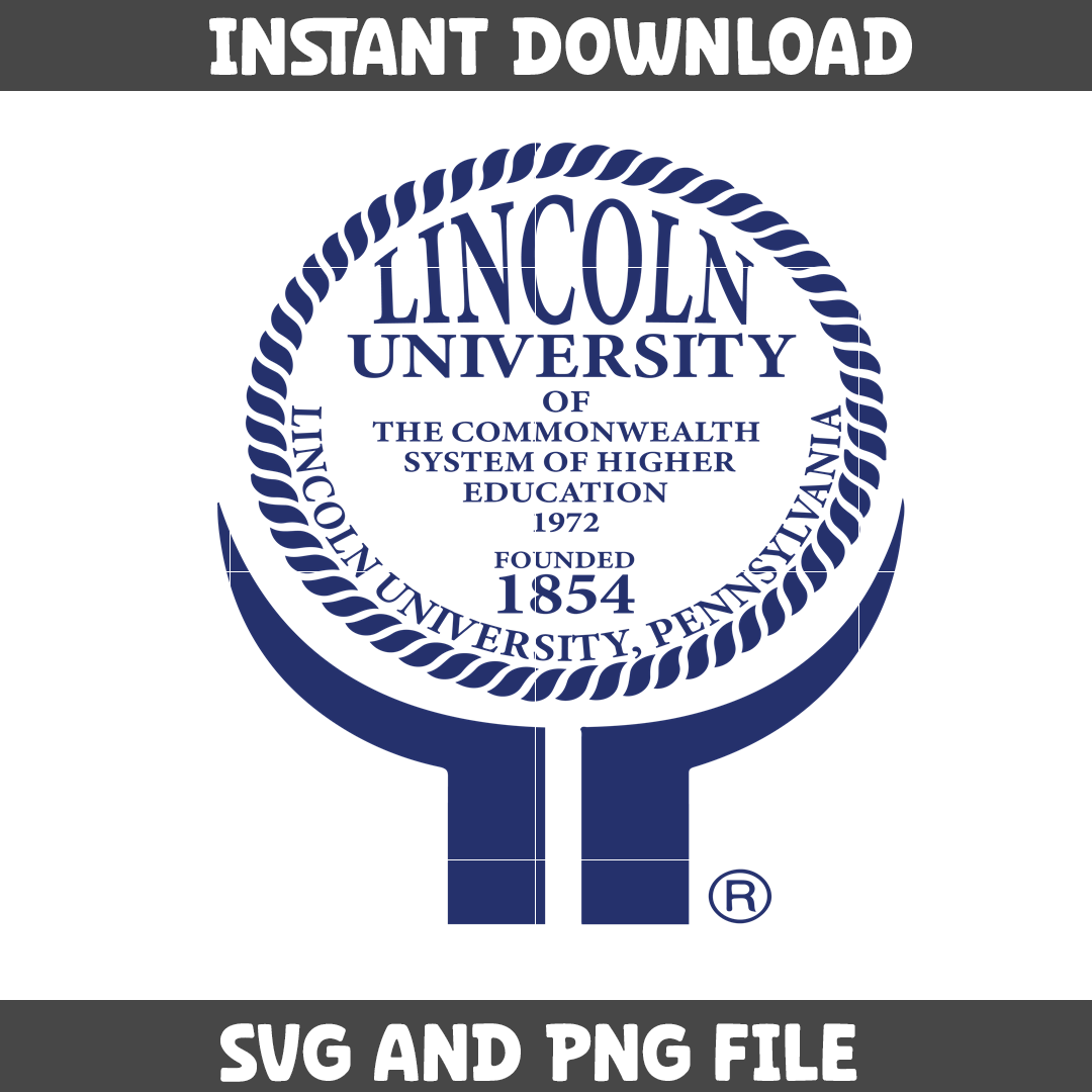 Lincoln ncaa Svg, Lincoln University logo svg, Lincoln Unive | Inspire ...