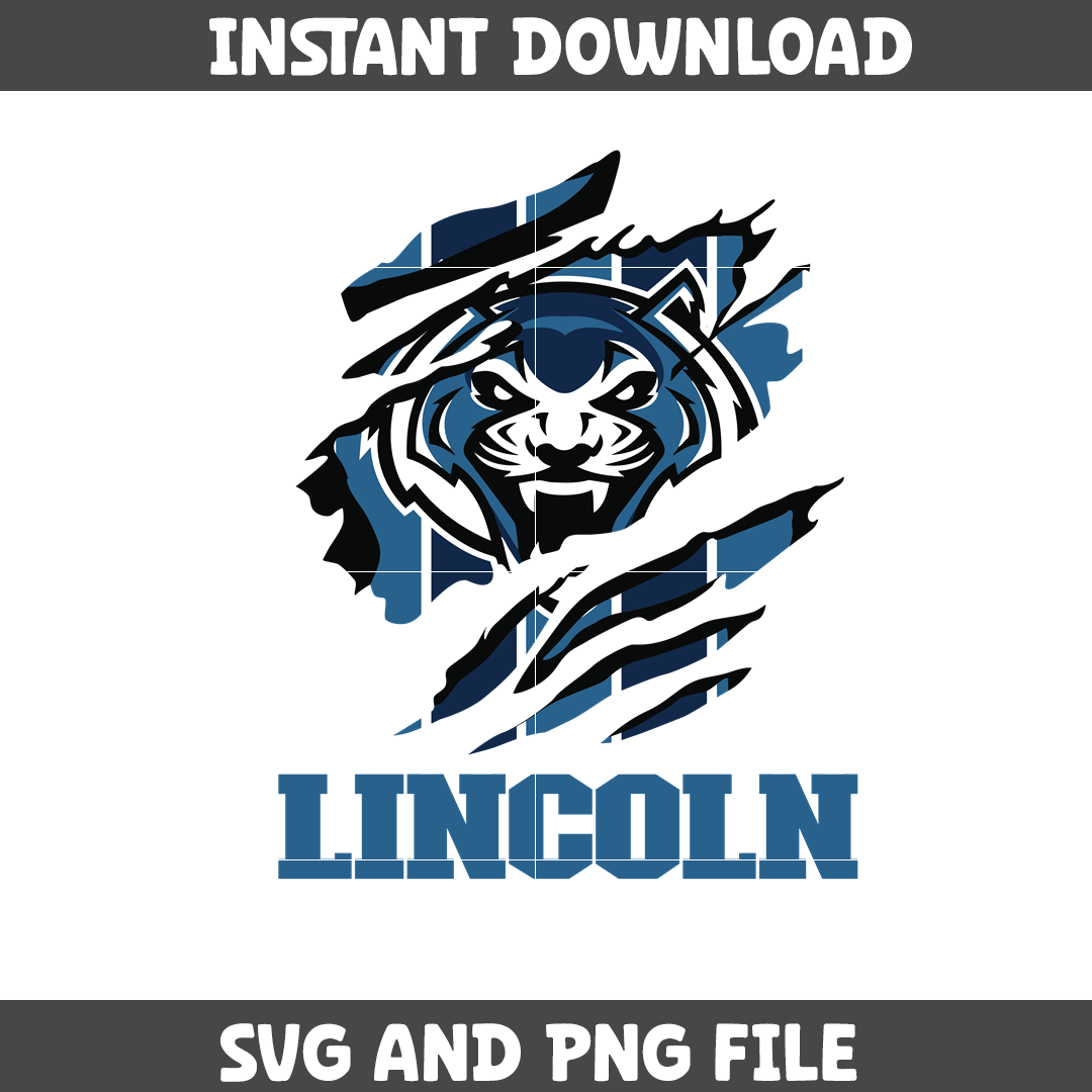 Lincoln ncaa Svg, Lincoln University logo svg, Lincoln Unive | Inspire ...