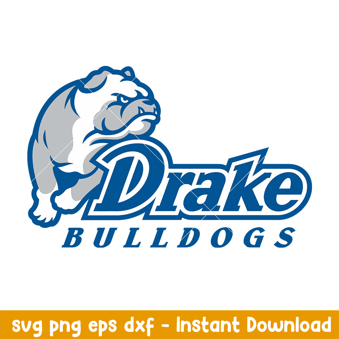 Drake Bulldogs Logo Svg, Drake Bulldogs Svg, NCAA Svg, Png D - Inspire ...