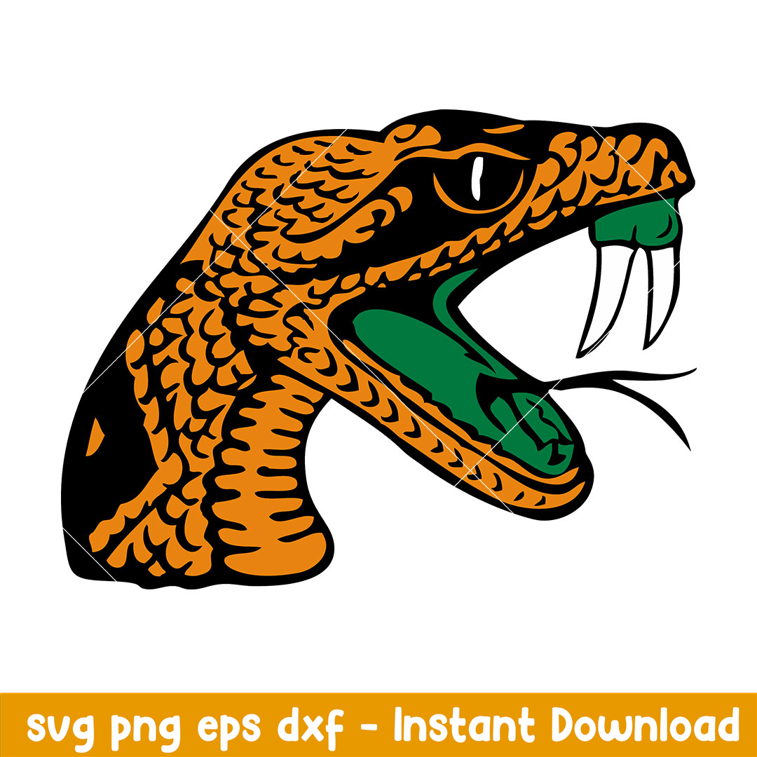 Florida A&M Rattlers Logo Svg, Florida A&M Rattlers Svg, NCA | Inspire ...