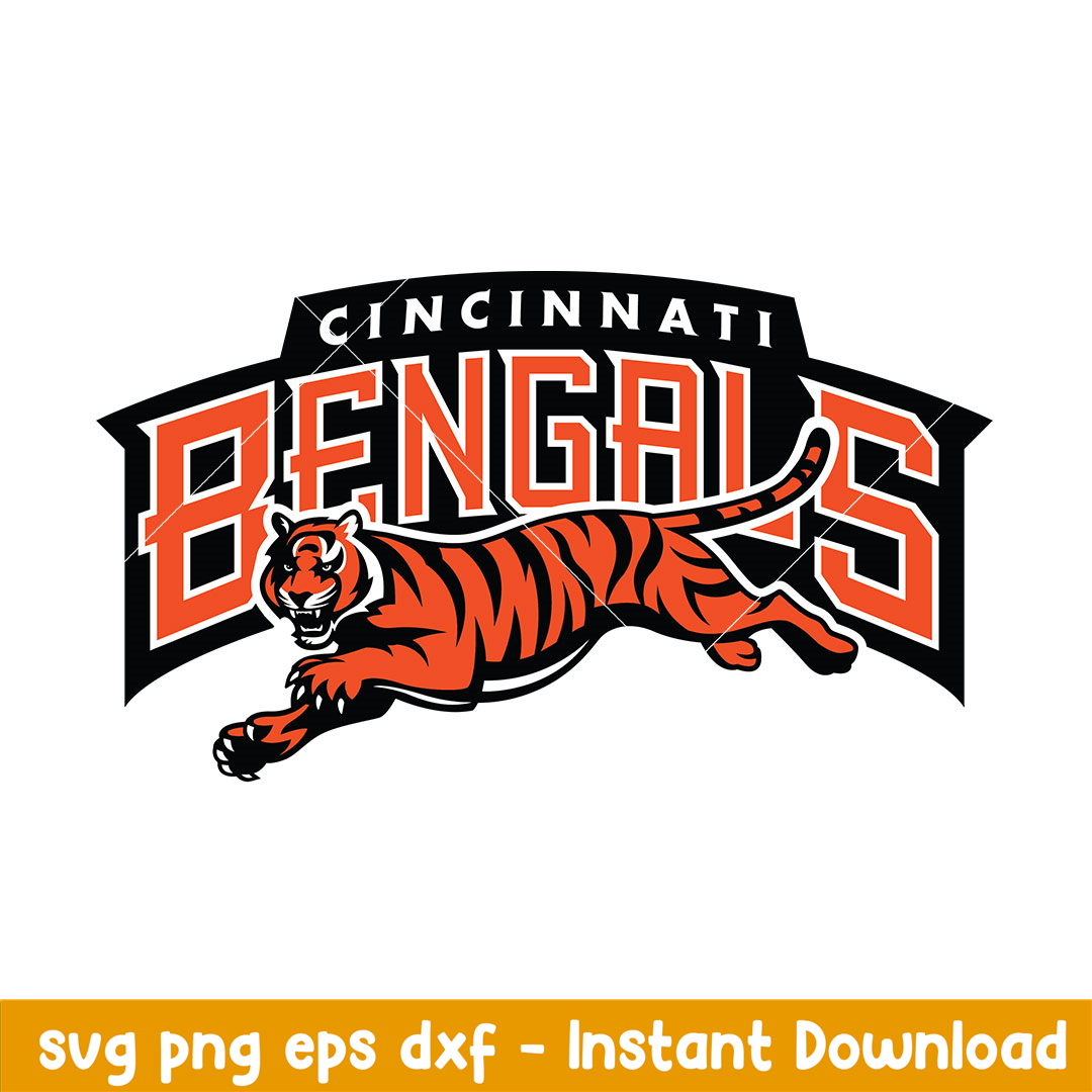 Logo Cincinnati Bengals Svg, Cincinnati Bengals Svg, NFL Svg | Inspire ...