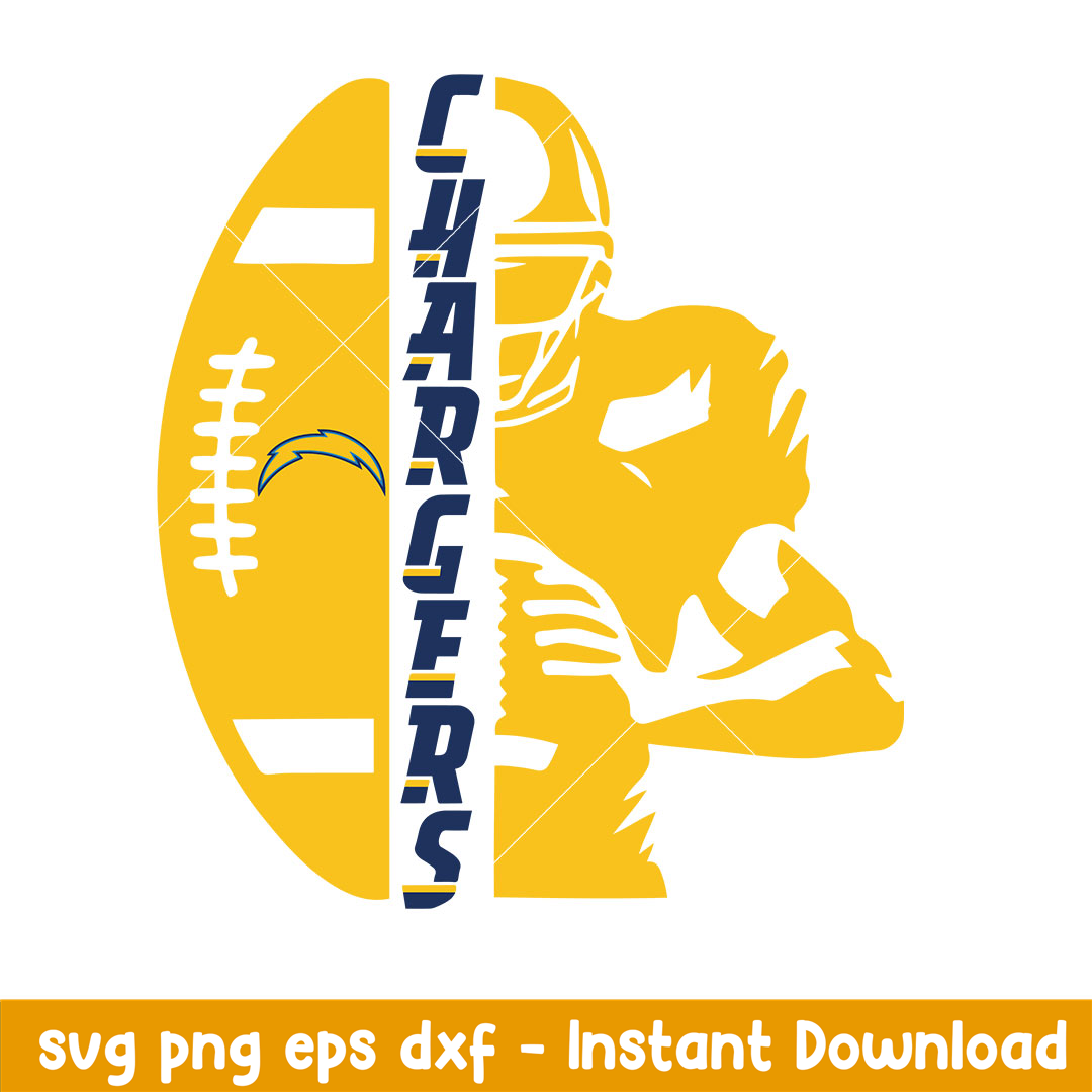 Los Angeles Chargers Player Football Svg, Los Angeles Charge | Inspire ...