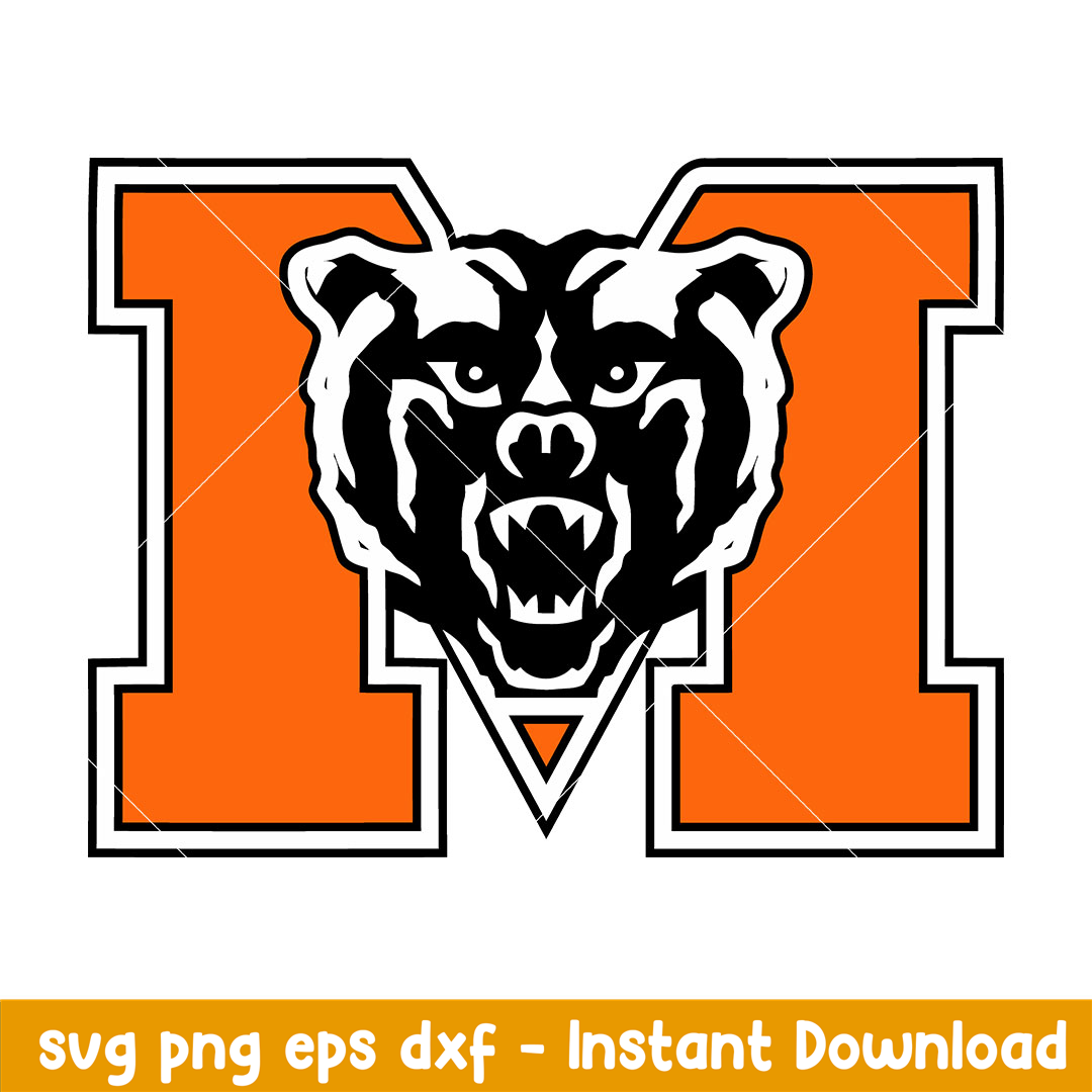 Mercer Bears Logo Svg, Mercer Bears Svg, NCAA Svg, Png Dxf E | Inspire ...