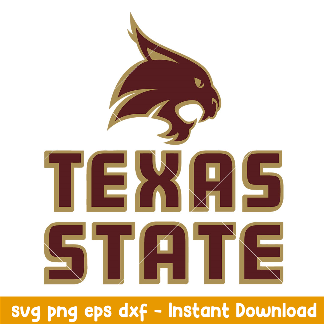 Texas State Bobcats Logo Svg, NCAA Svg, Png Dxf Eps Digital | Inspire ...