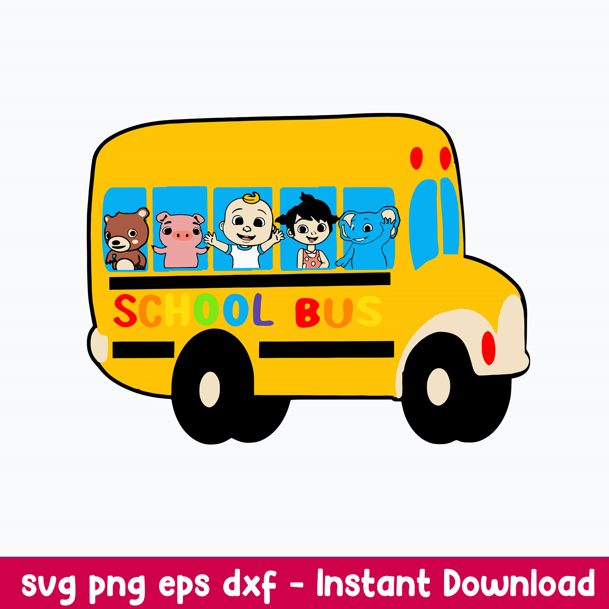 Cocomelon Bus Arica Svg, Cocomelon Svg, School Bus Svg, Png | Inspire ...