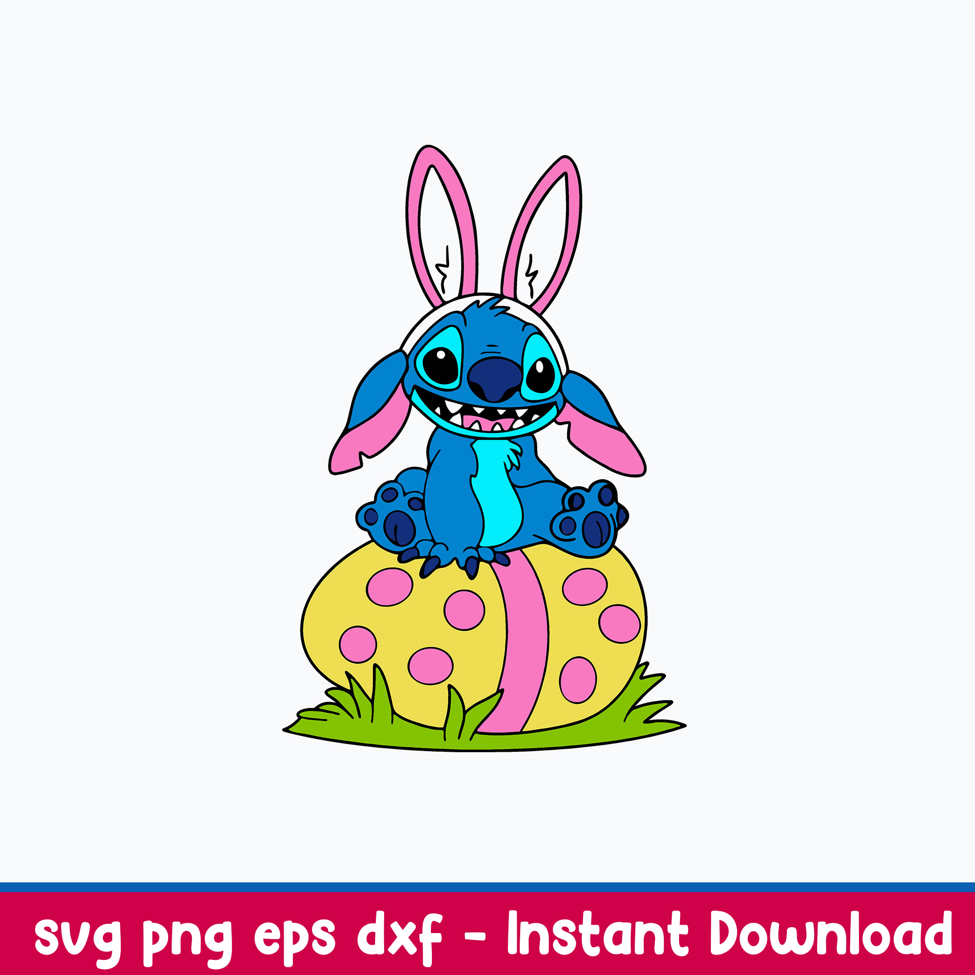 Stitch Egg Svg, Stitch Cartoon Svg, Stitch Clipart Svg, Png | Inspire ...