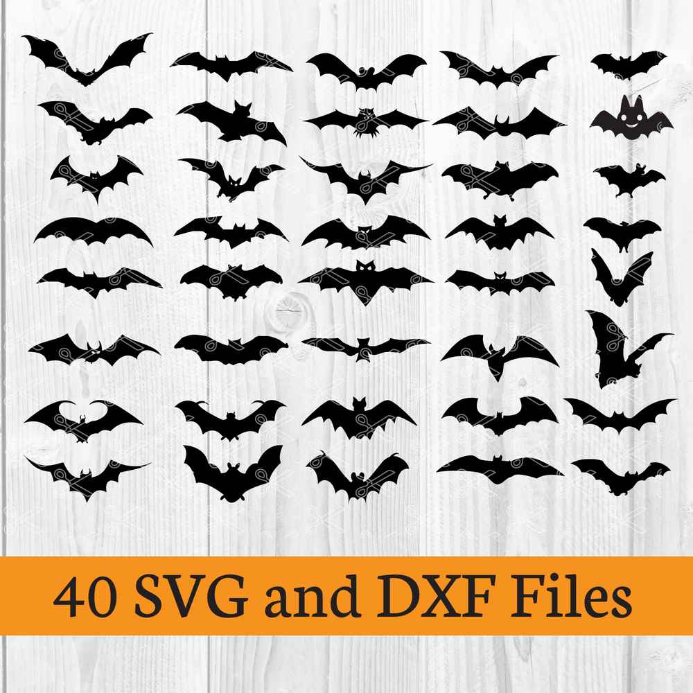 Halloween Bat Bundle Svg, Halloween Bat Svg, Bat Cricut Svg, | Inspire ...