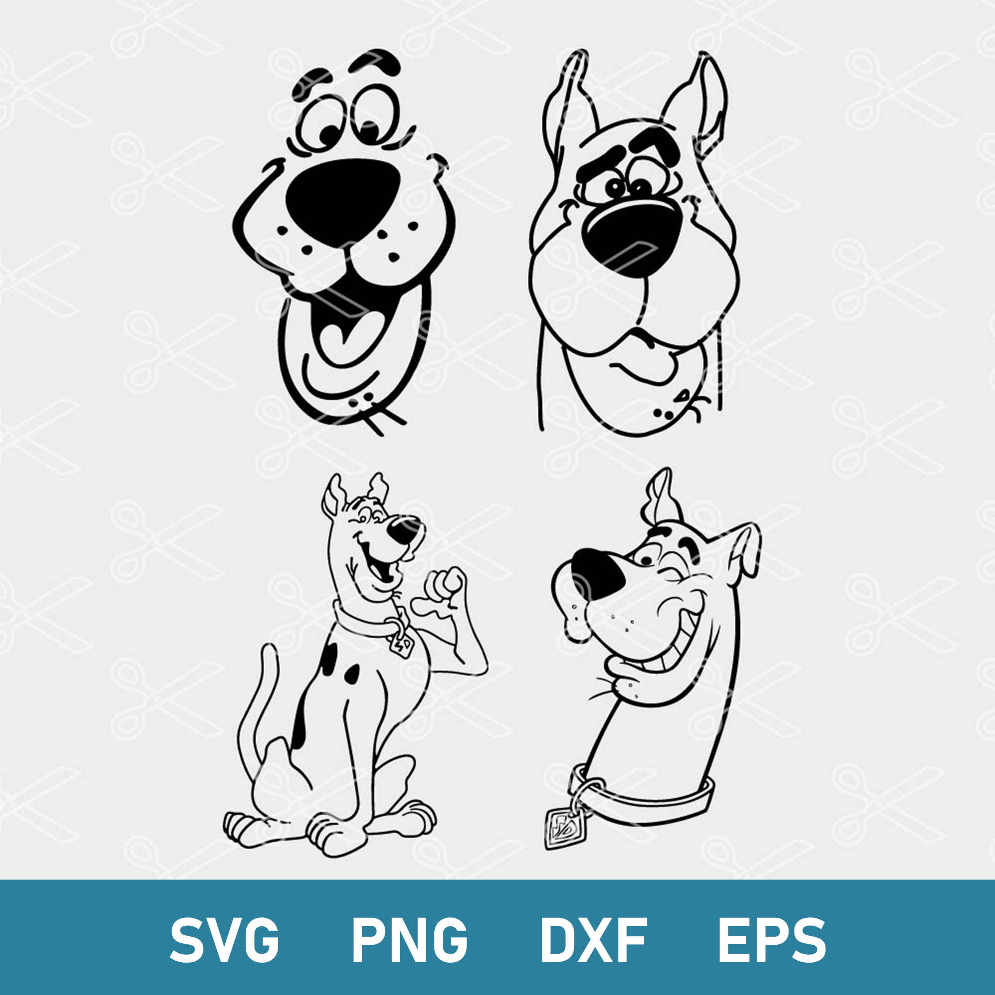 Scooby Doo Bundle Svg, Scooby Doo Svg, Cartoon Svg, Png Dxf - Inspire ...