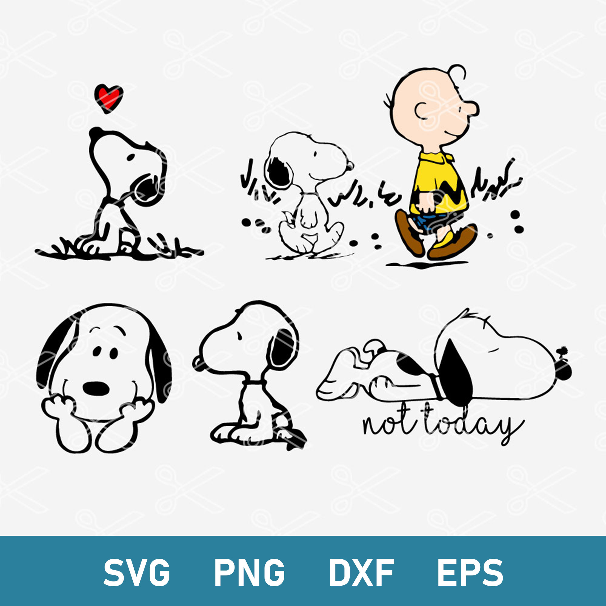 Snoopy Bundle Svg, Charlie Brown Svg, Snoopy Dog Svg, Cartoo | Inspire ...