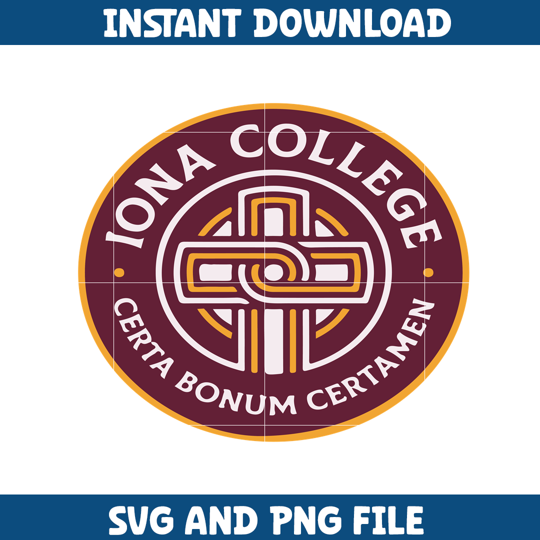 Iona gaels Svg, Iona gaels logo svg, IIona gaels University | Inspire ...