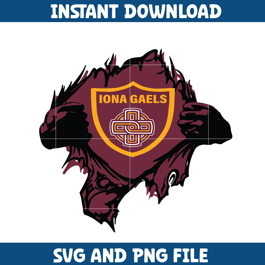 Iona gaels Svg, Iona gaels logo svg, IIona gaels University | Inspire ...