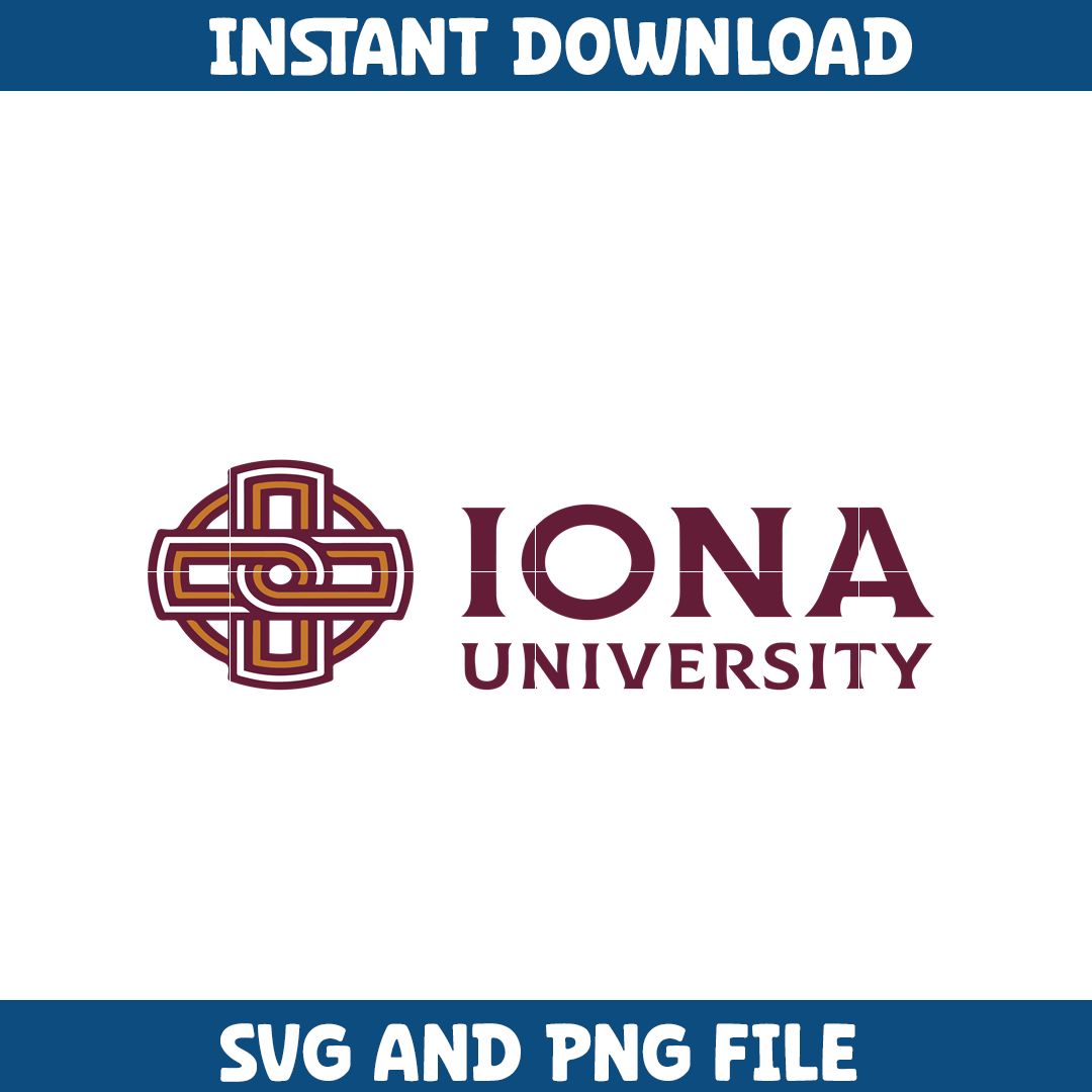 Iona gaels Svg, Iona gaels logo svg, IIona gaels University | Inspire ...