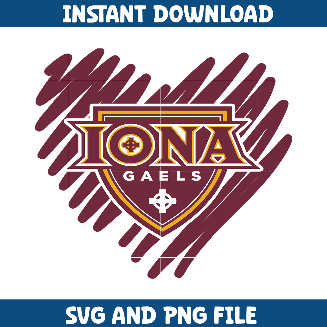 Iona gaels Svg, Iona gaels logo svg, IIona gaels University | Inspire ...