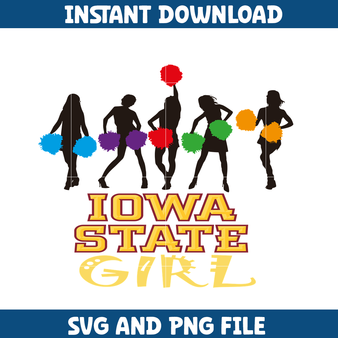Iowa State Svg, Iowa State logo svg, Iowa State Universit | Inspire Uplift