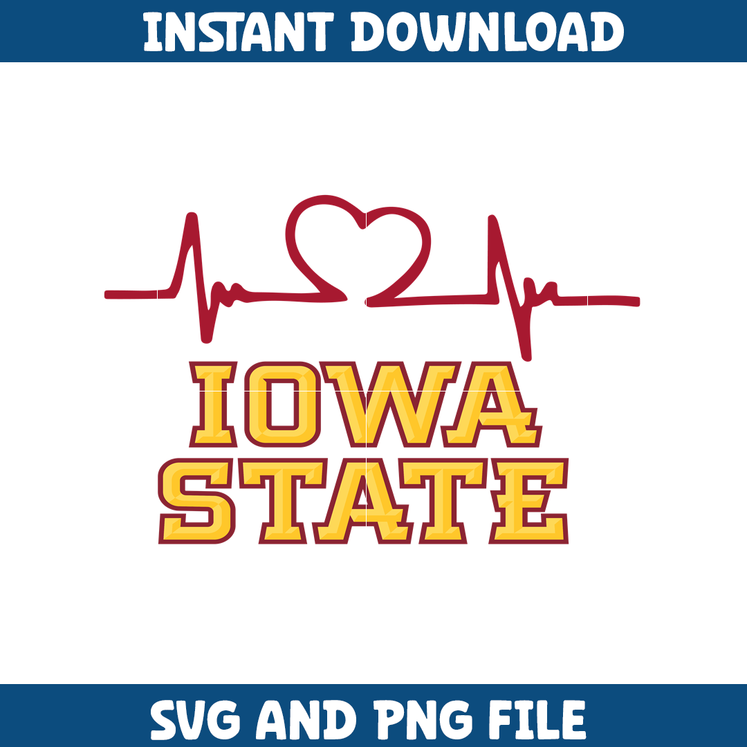 Iowa State Svg, Iowa State logo svg, Iowa State Universit | Inspire Uplift
