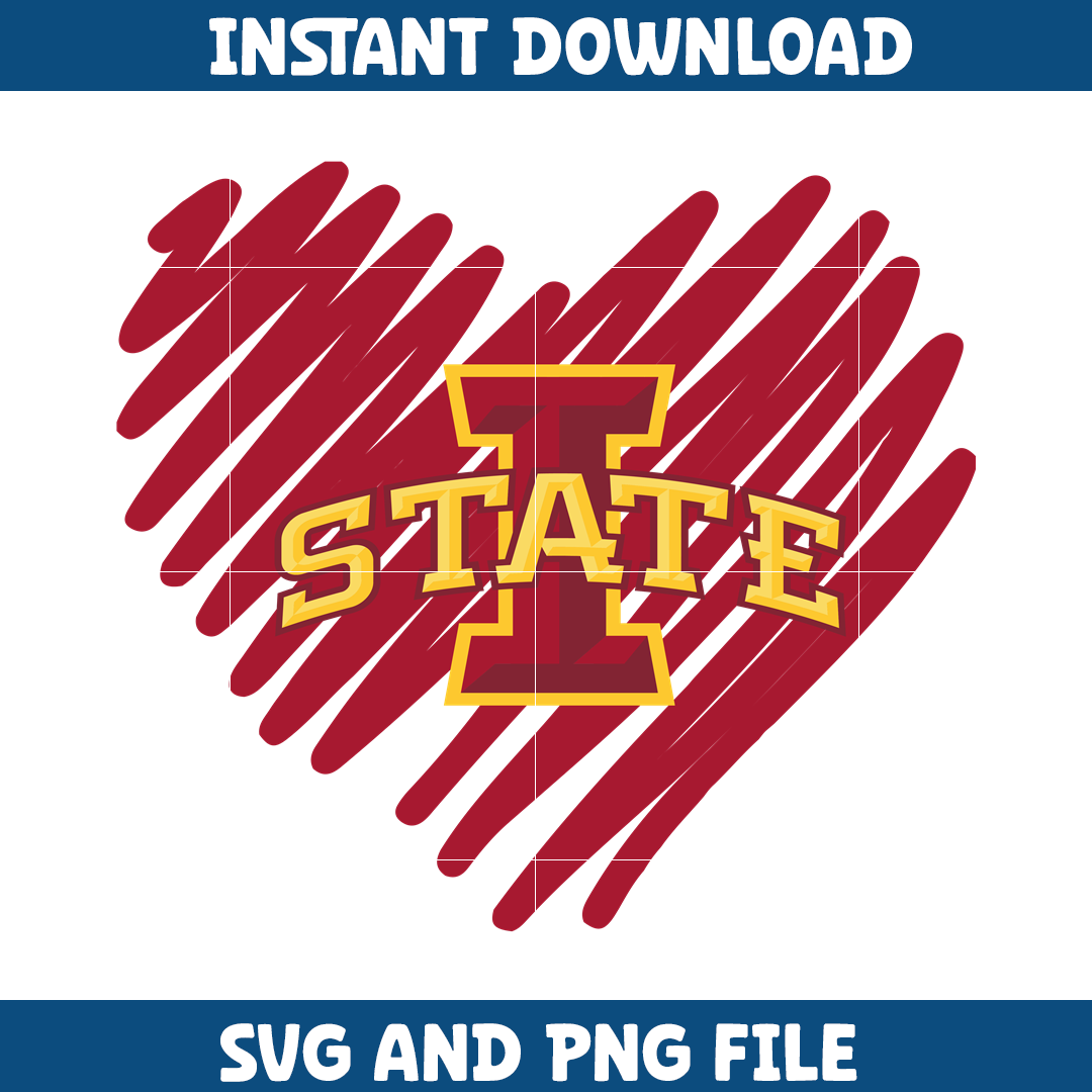 Iowa State Svg, Iowa State logo svg, Iowa State Universit | Inspire Uplift