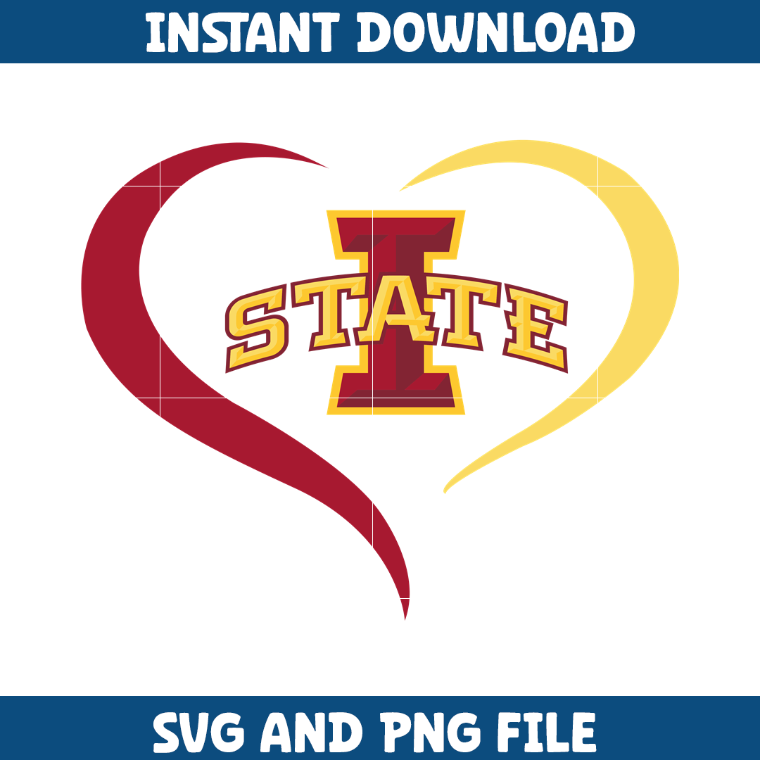 Iowa State Svg, Iowa State logo svg, Iowa State Universit | Inspire Uplift