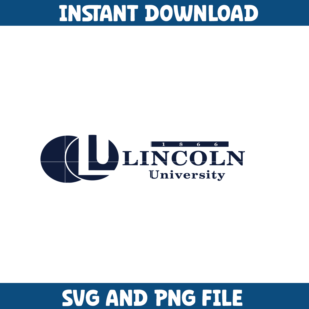 Lincoln ncaa Svg, Lincoln University logo svg, Lincoln Unive | Inspire ...