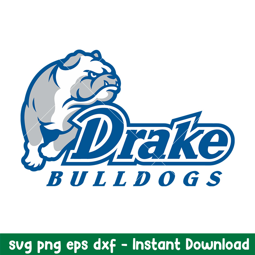 Drake Bulldogs Logo Svg, Drake Bulldogs Svg, NCAA Svg, Png D | Inspire ...