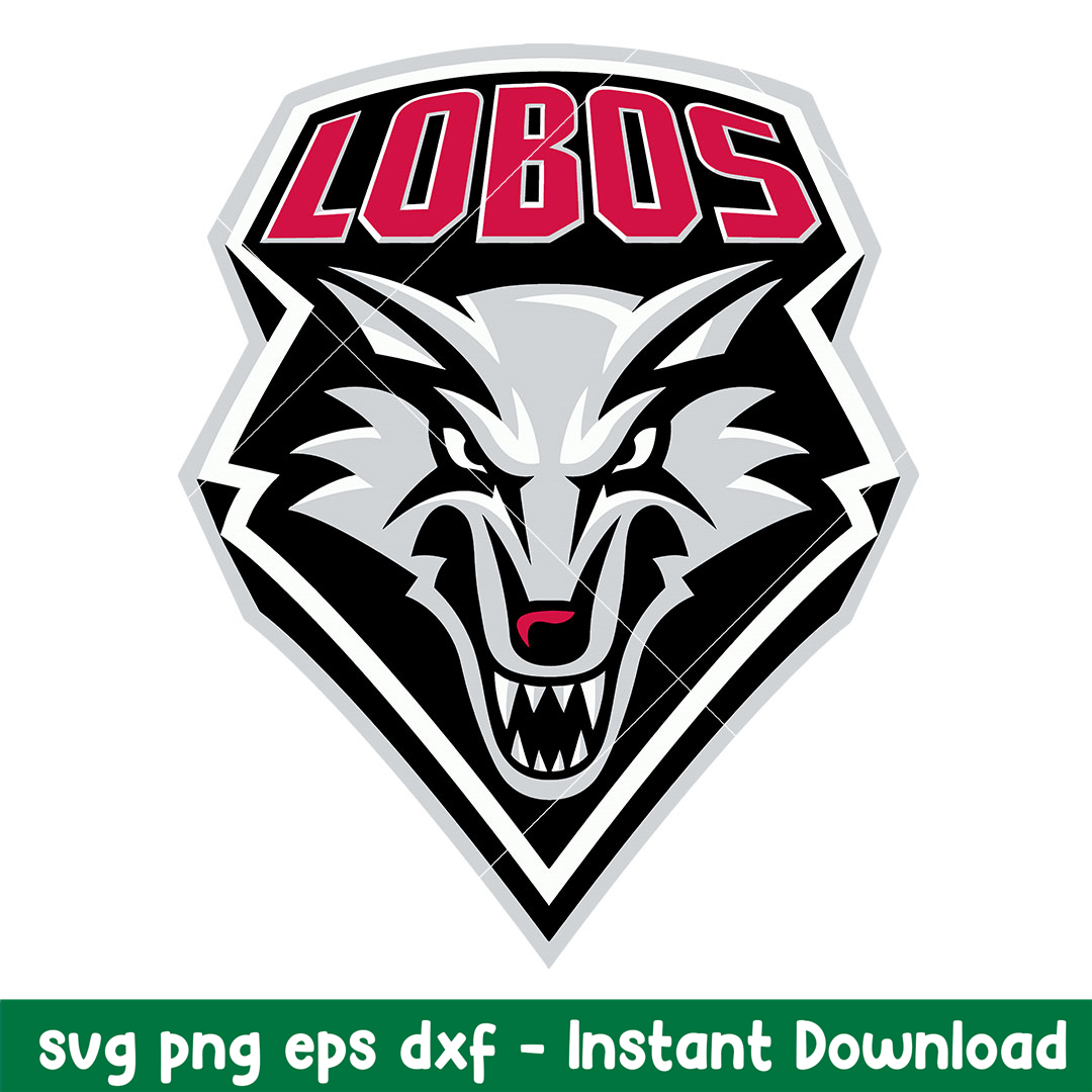 New Mexico Lobos Logo Svg, New Mexico Lobos Svg, NCAA Svg, P | Inspire ...