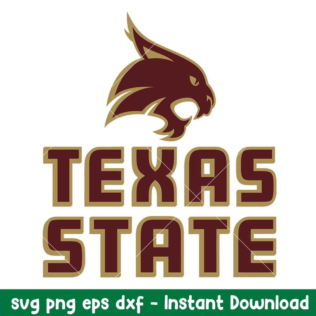 Texas State Bobcats Logo Svg, NCAA Svg, Png Dxf Eps Digital | Inspire ...