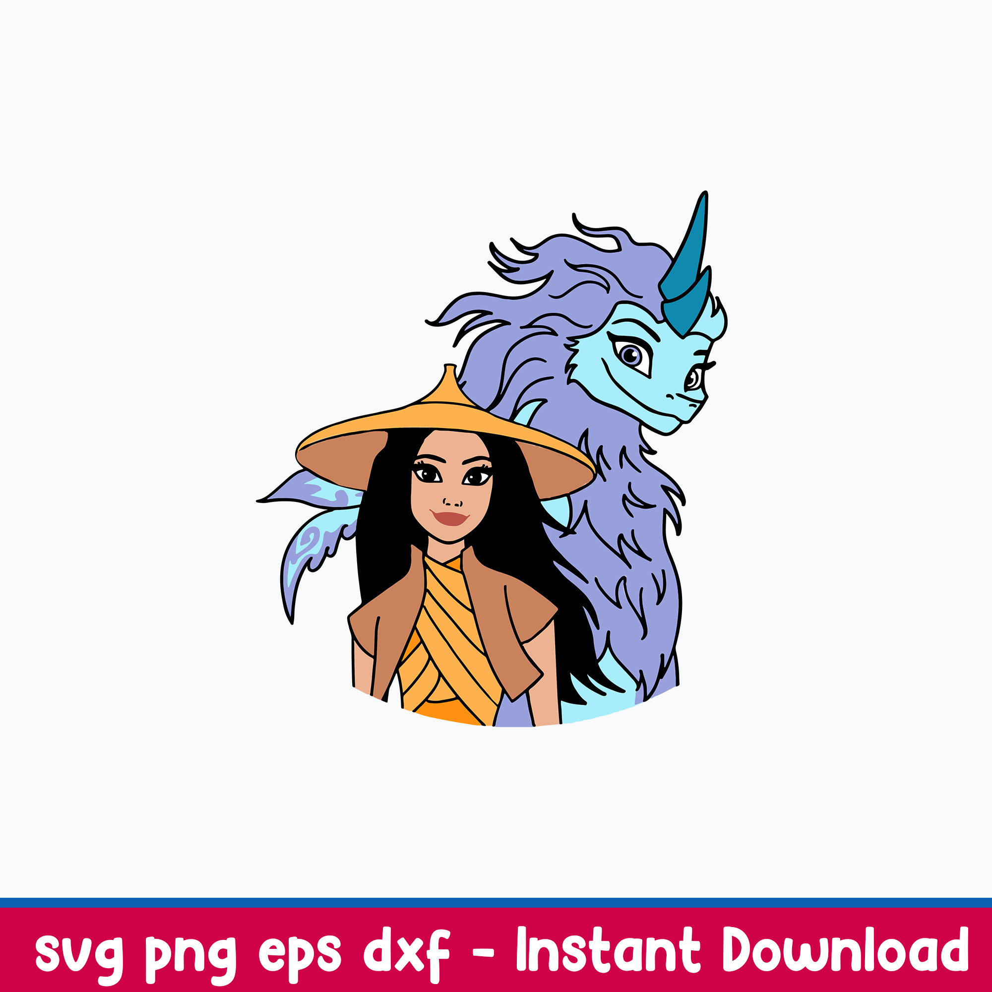 Raya And The Last Dragon Svg, Disney Svg, Png Dxf Eps File | Inspire Uplift