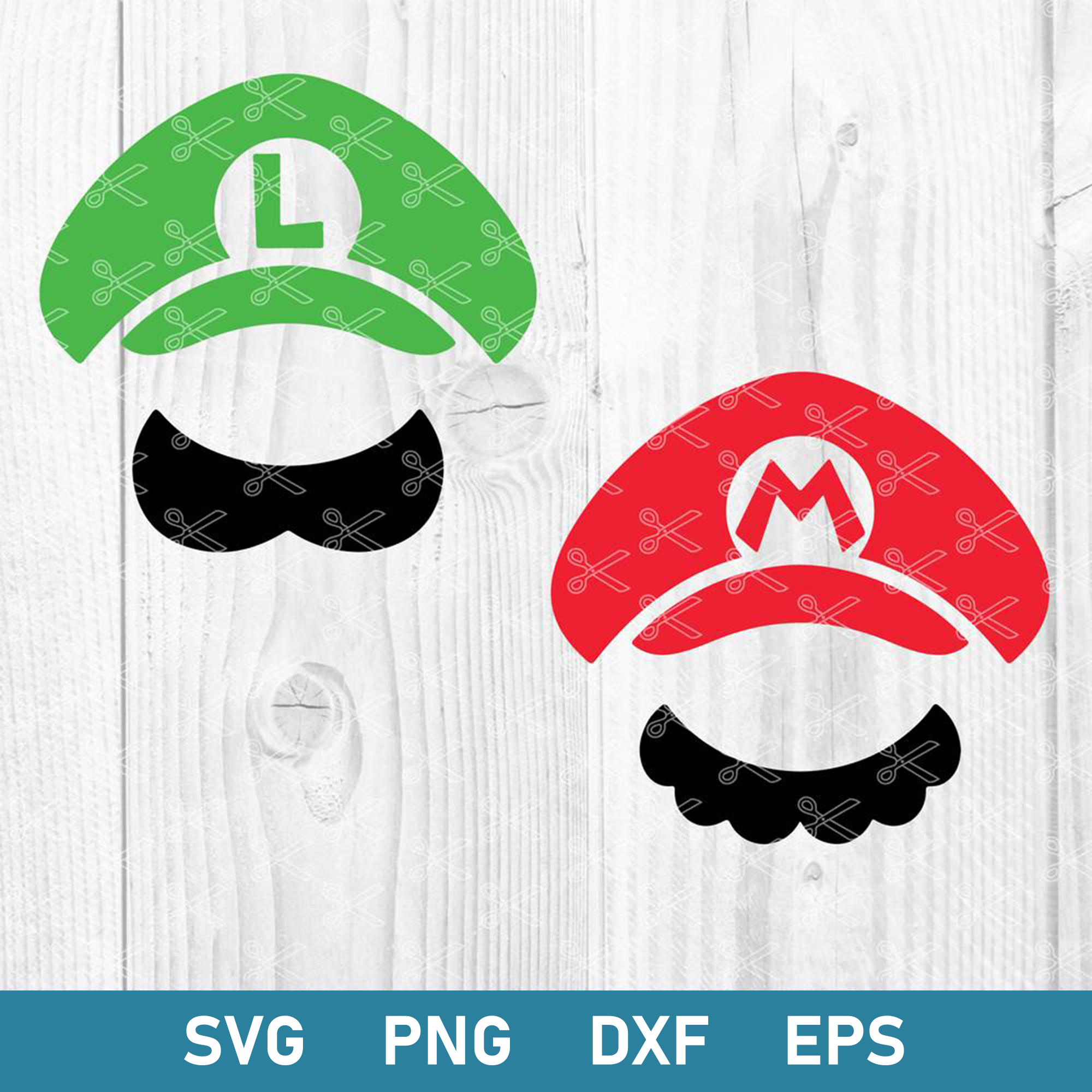 Super Mario Hat Svg, Super Mario Svg, Mario Svg, Png Dxf Eps | Inspire ...