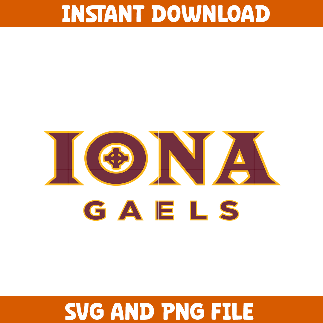 Iona gaels Svg, Iona gaels logo svg, IIona gaels University | Inspire ...
