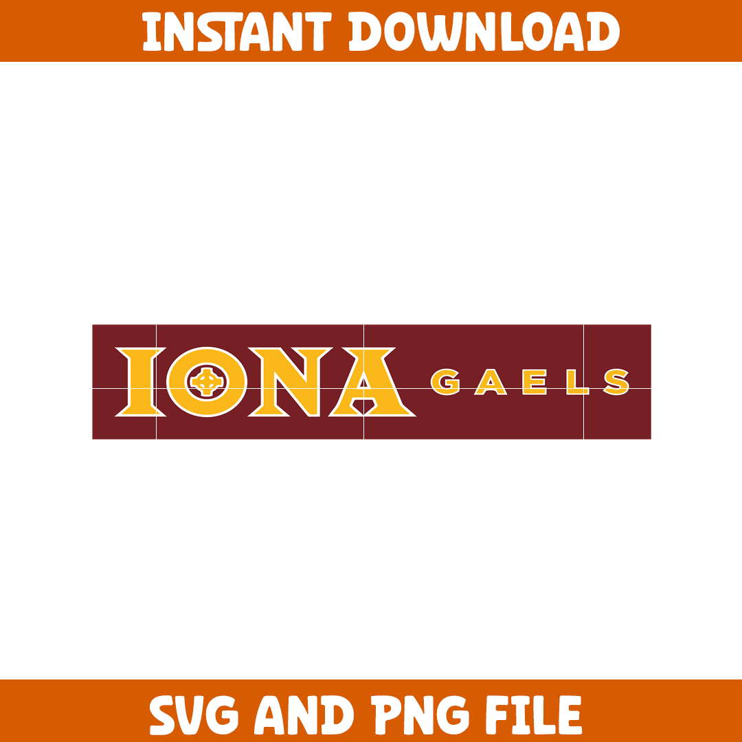 Iona gaels Svg, Iona gaels logo svg, IIona gaels University | Inspire ...