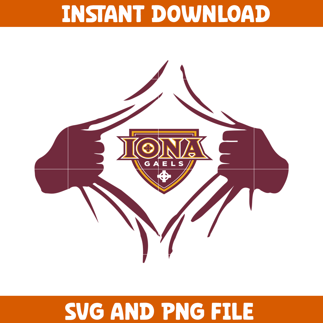 Iona gaels Svg, Iona gaels logo svg, IIona gaels University | Inspire ...