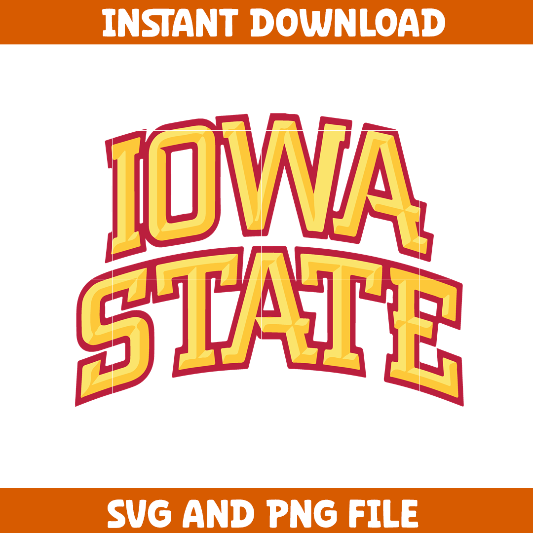 Iowa State Svg, Iowa State logo svg, Iowa State Universit | Inspire Uplift
