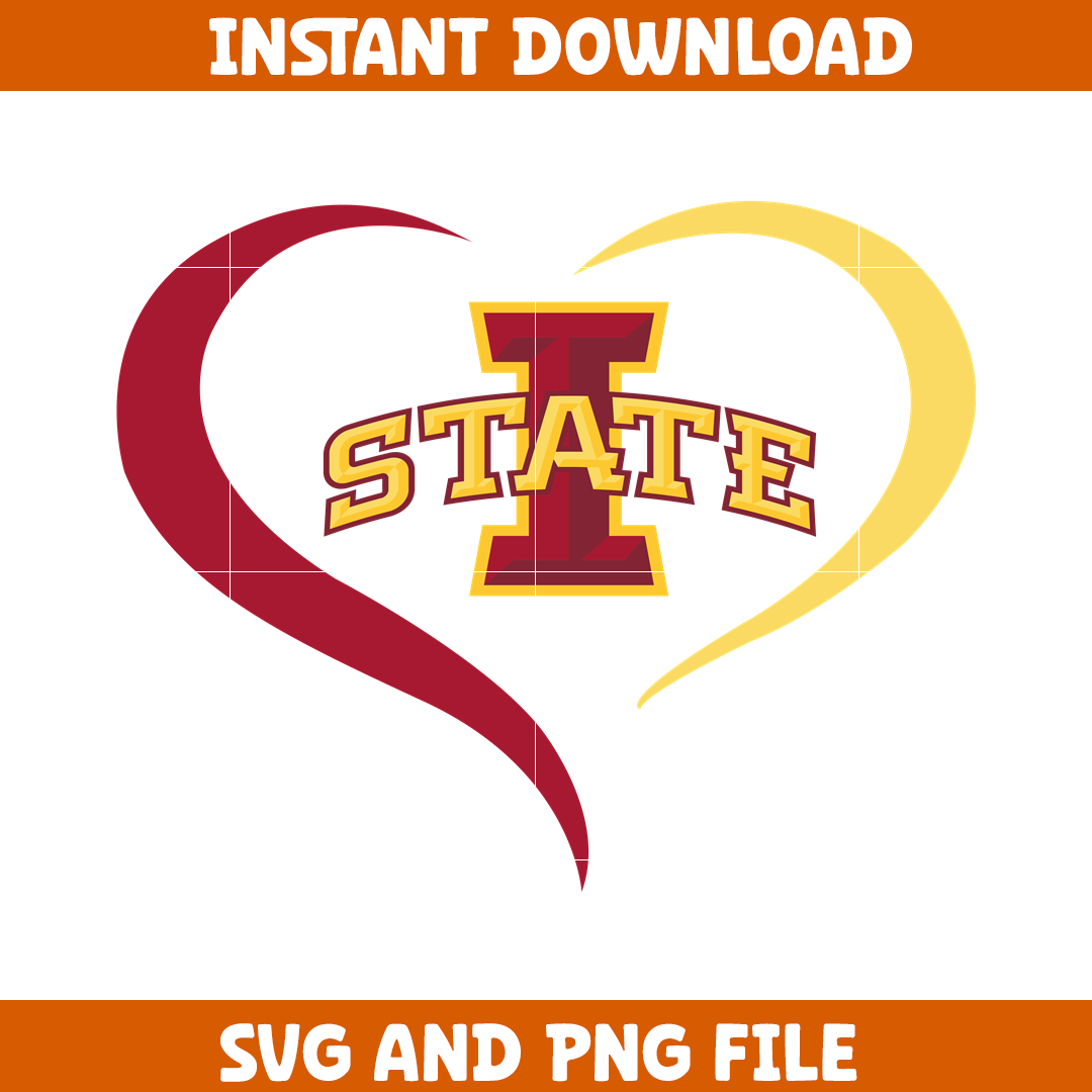 Iowa State Svg, Iowa State logo svg, Iowa State Universit | Inspire Uplift
