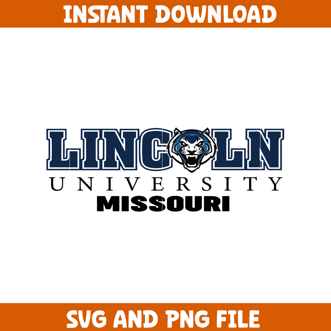 Lincoln ncaa Svg, Lincoln University logo svg, Lincoln Unive | Inspire ...