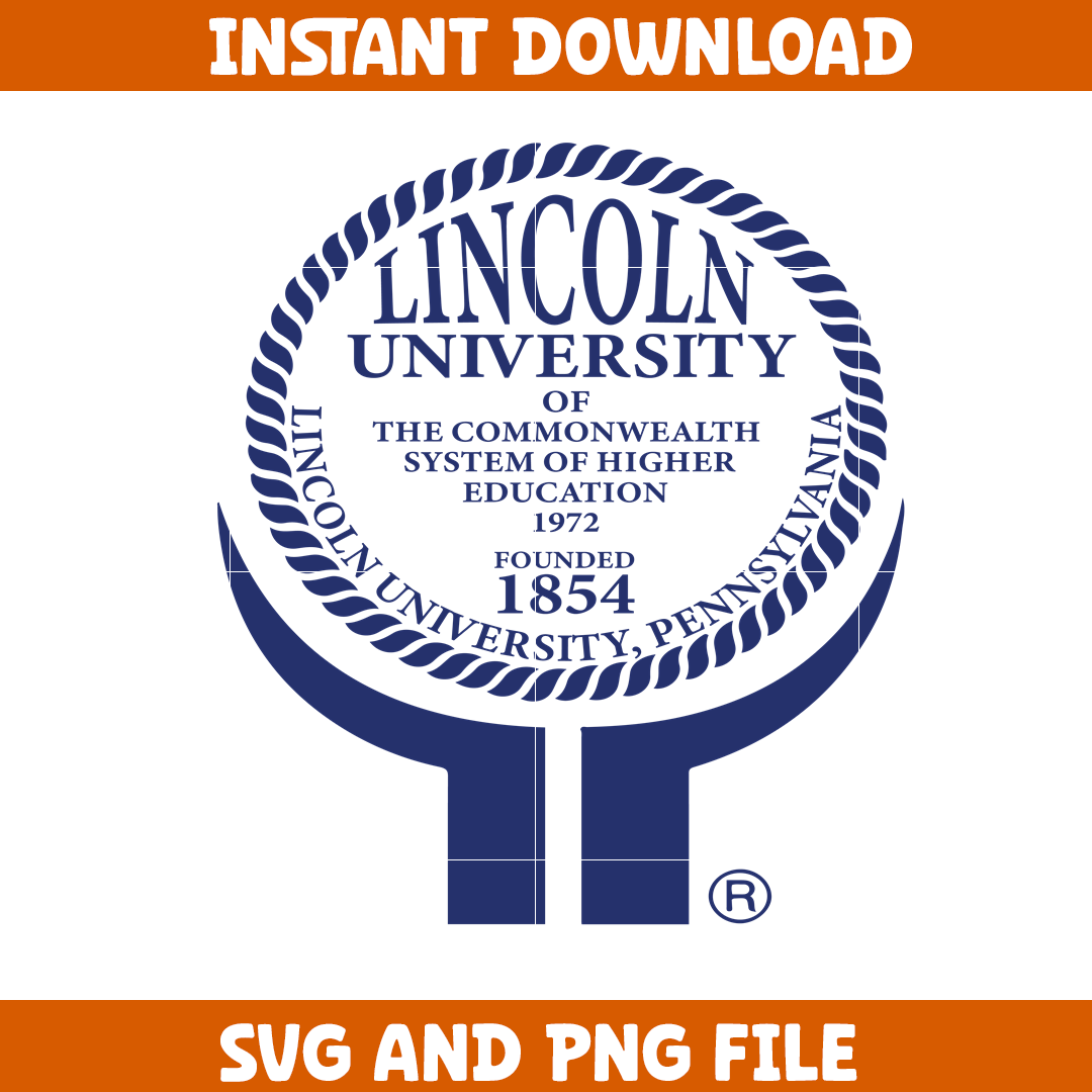 Lincoln ncaa Svg, Lincoln University logo svg, Lincoln Unive - Inspire ...