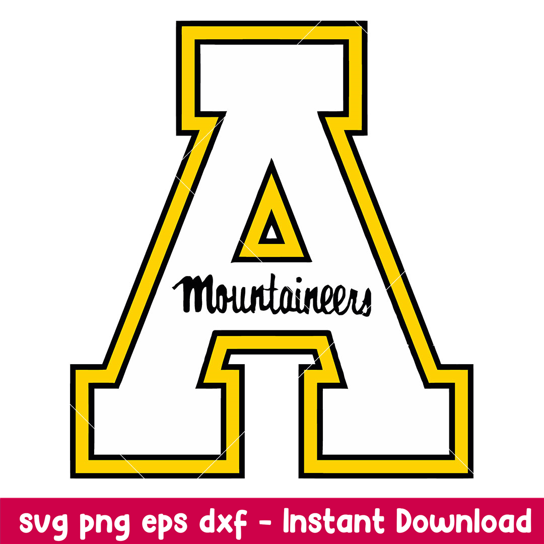 Appalachian State Mountaineers Logo Svg, Appalachian State M | Inspire ...