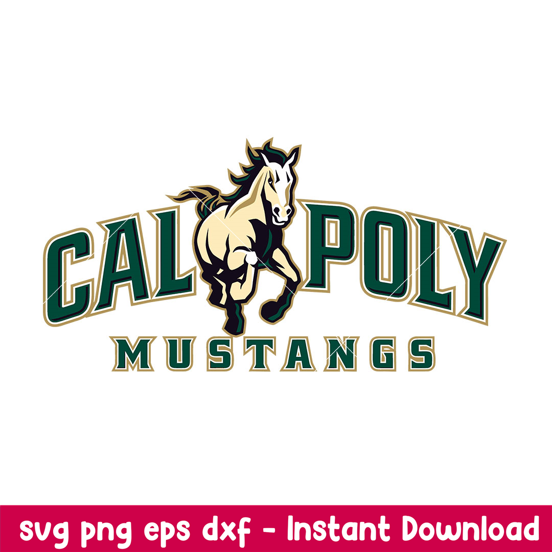 Cal Poly Mustangs Logo Svg, Cal Poly Mustangs Svg NCAA Svg, | Inspire ...