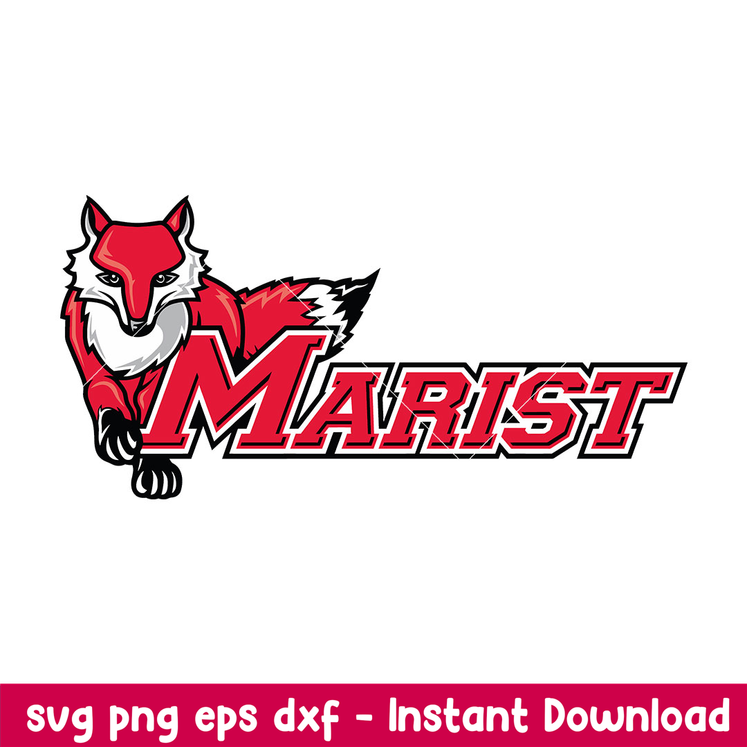 Marist Red Foxes Logo Svg, Marist Red Foxes Svg, NCAA Svg, P | Inspire ...