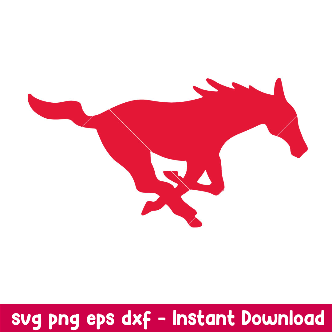 SMU Mustangs Logo Svg, SMU Mustangs Svg, NCAA Svg, Png Dxf E | Inspire ...