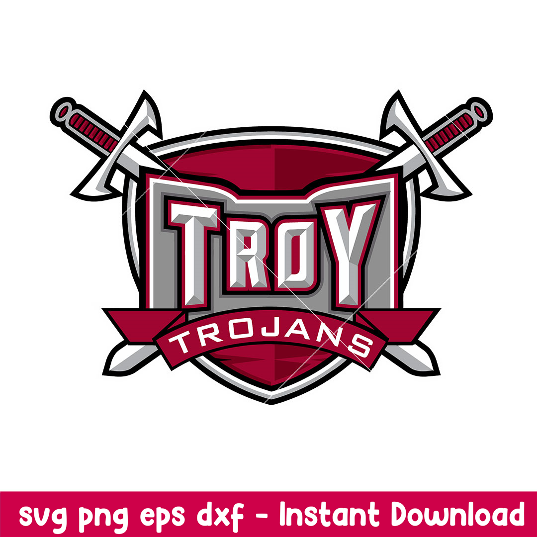 Troy Trojans Logo Svg, Troy Trojans Svg, NCAA Svg, Png Dxf E | Inspire ...