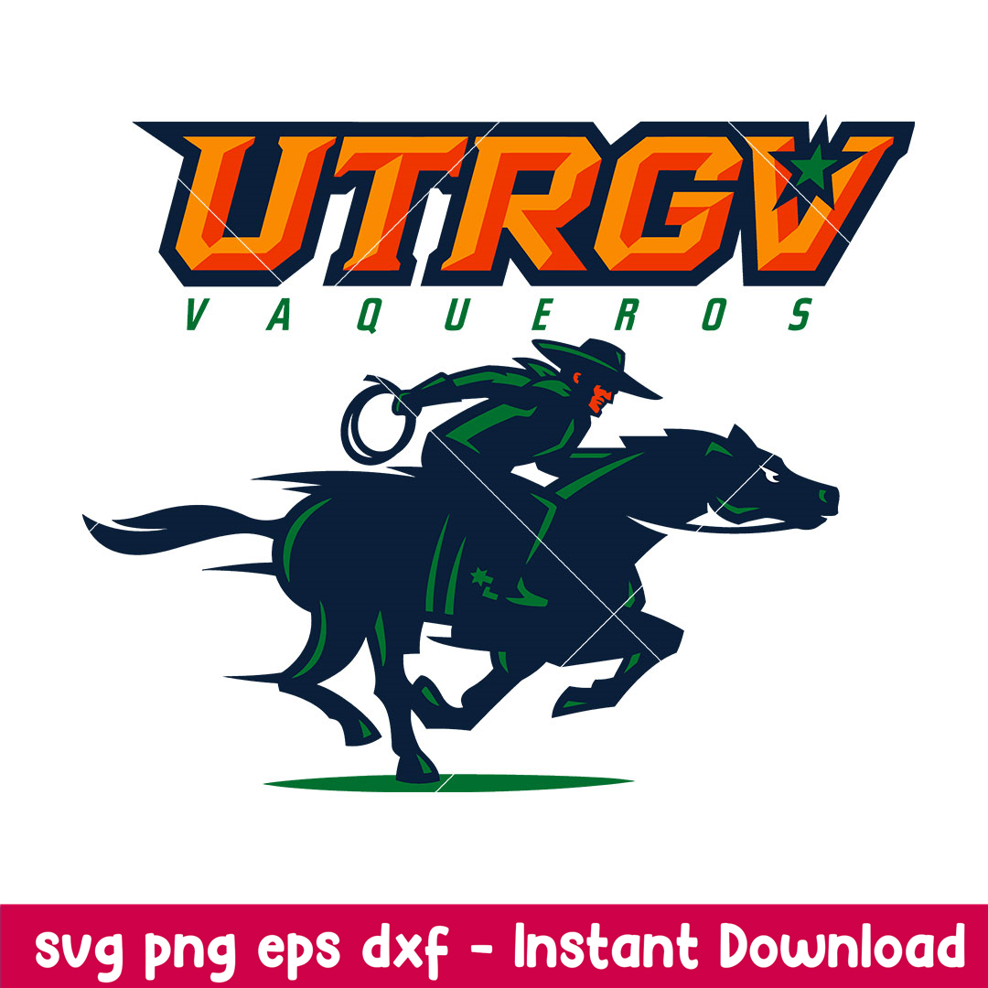 UTRGV Vaqueros Logo Svg, UTRGV Vaqueros Svg, NCAA Svg, Png D | Inspire ...