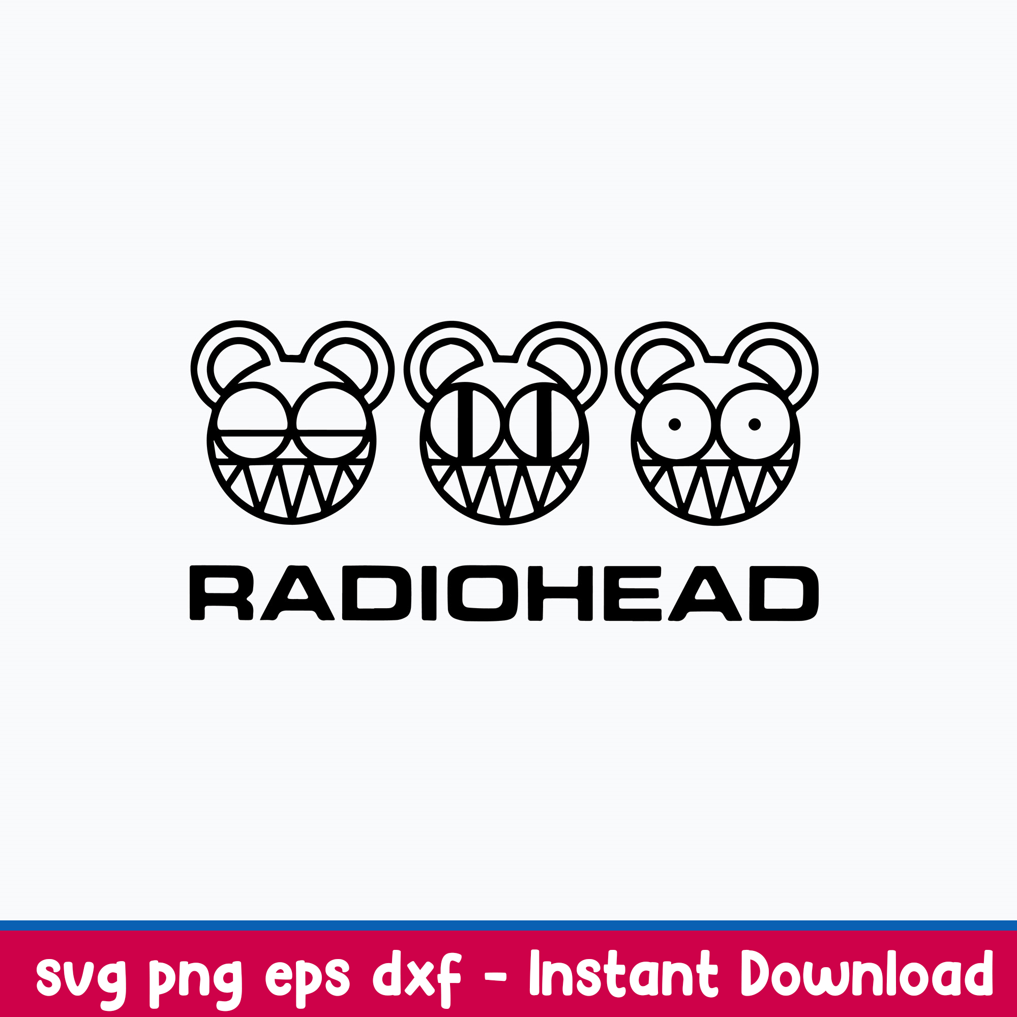 Radiohead Mouse Logo Svg, Radiohead Mouse Svg, Png Dxf Eps F | Inspire ...