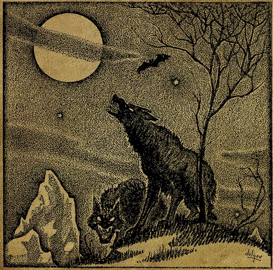 Two Werewolves under the Full Moon. 1114. - Inspire Uplift