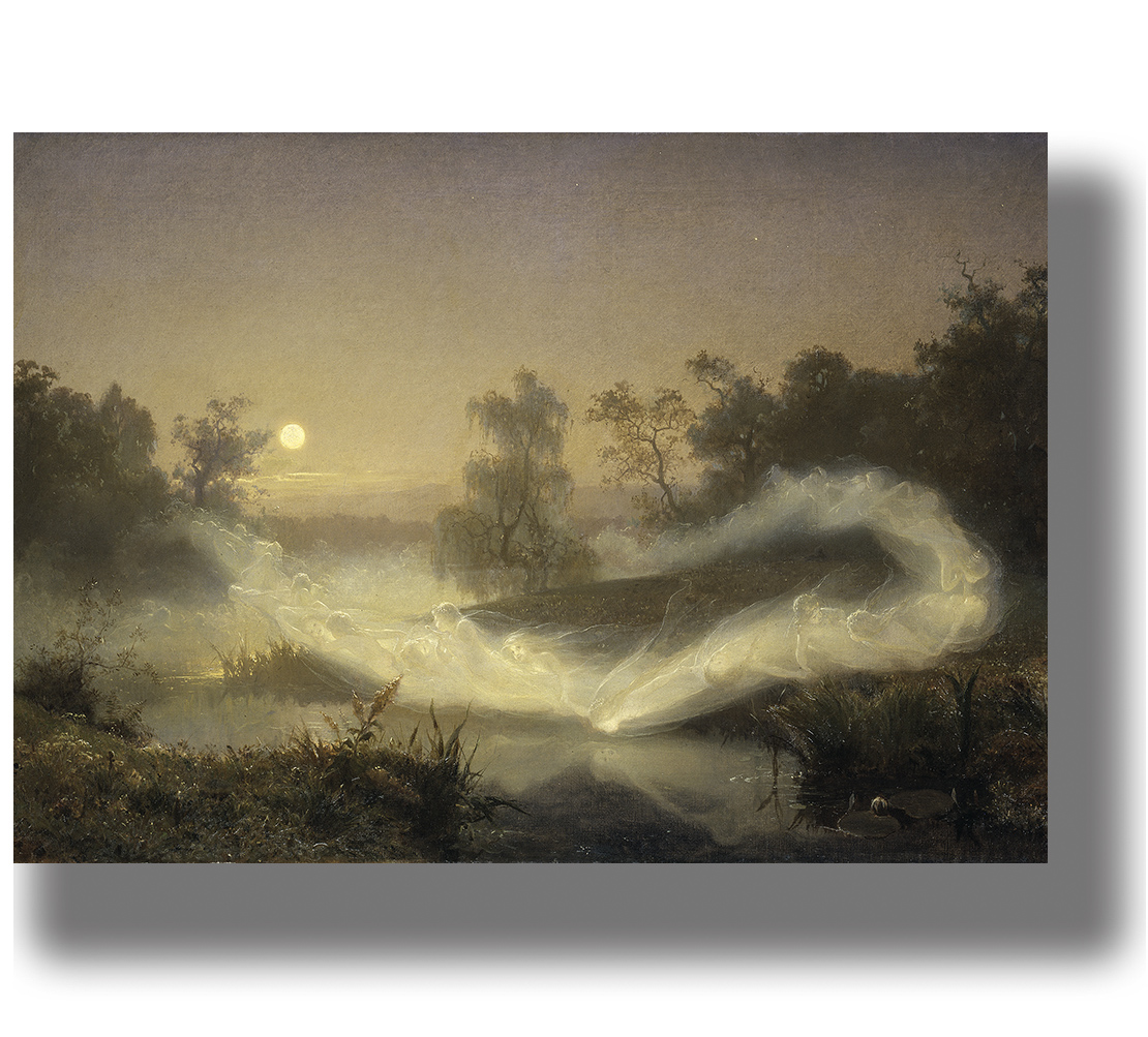 Fairies dance on Midsummer night. Folklore poster. Fantasy d | Inspire ...