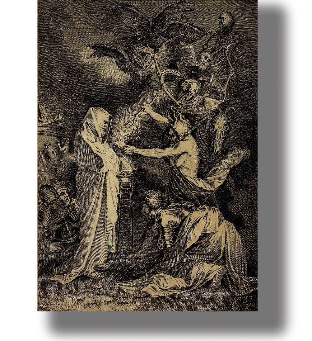 Apparition of the spirit of Samuel to Saul. Witchcraft art p | Inspire ...