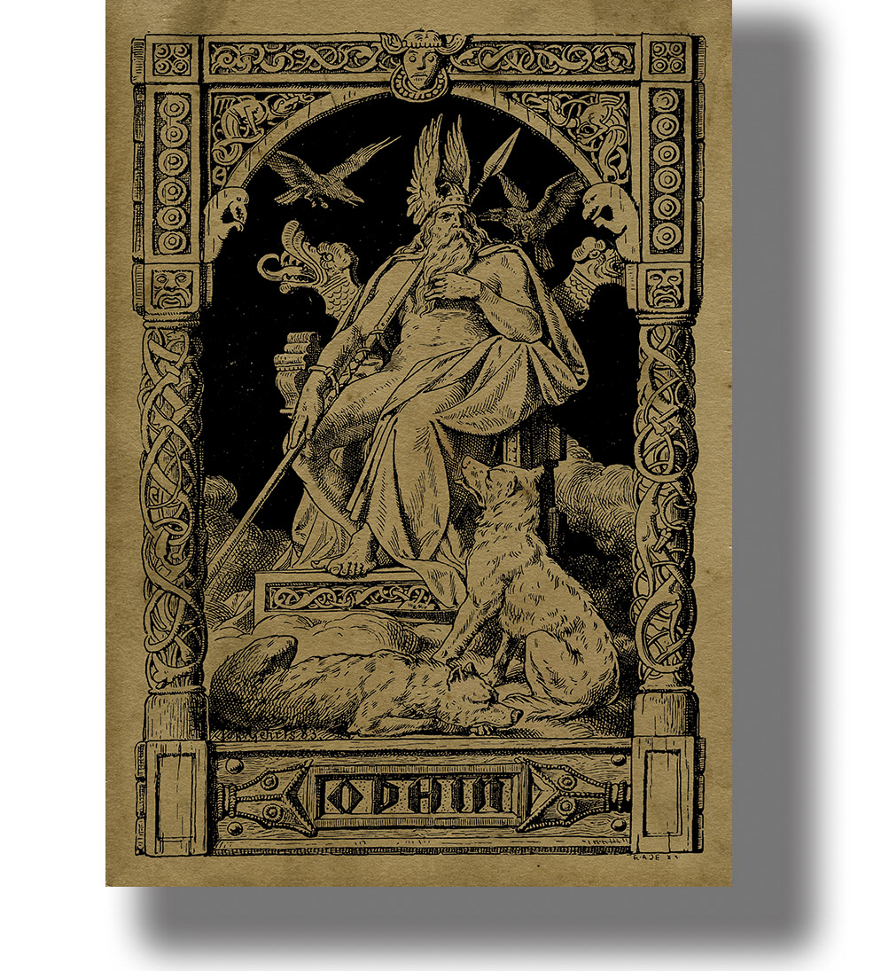 The Scandinavian god Odin. 191. | Inspire Uplift